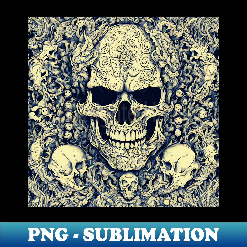 Skulls wallpaper - Stylish Sublimation Digital Download - Un | Inspire ...