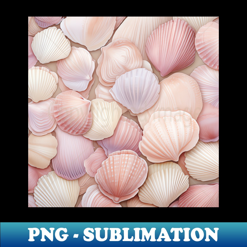 Pastel seashells II - Premium PNG Sublimation File - Instant | Inspire ...