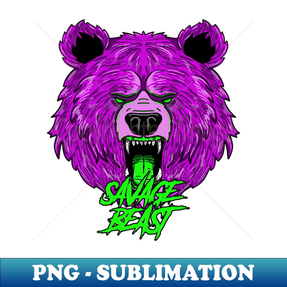 Savage Beast - Modern Sublimation PNG File - Boost Your Succ | Inspire ...