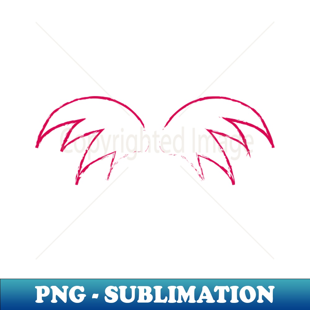 Drawing red wing - PNG Transparent Sublimation Design - Tran | Inspire ...