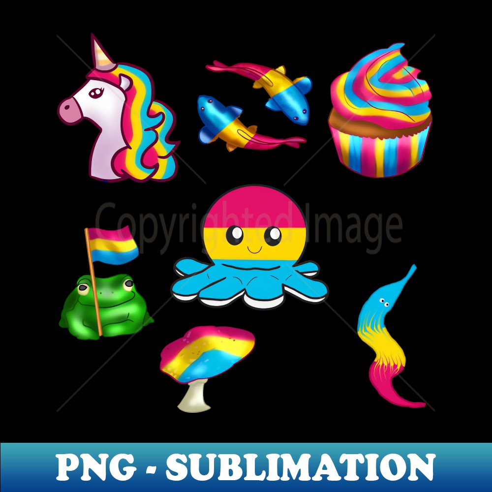Pansexual LGBTQ Sticker Pack - Special Edition Sublimation P | Inspire ...
