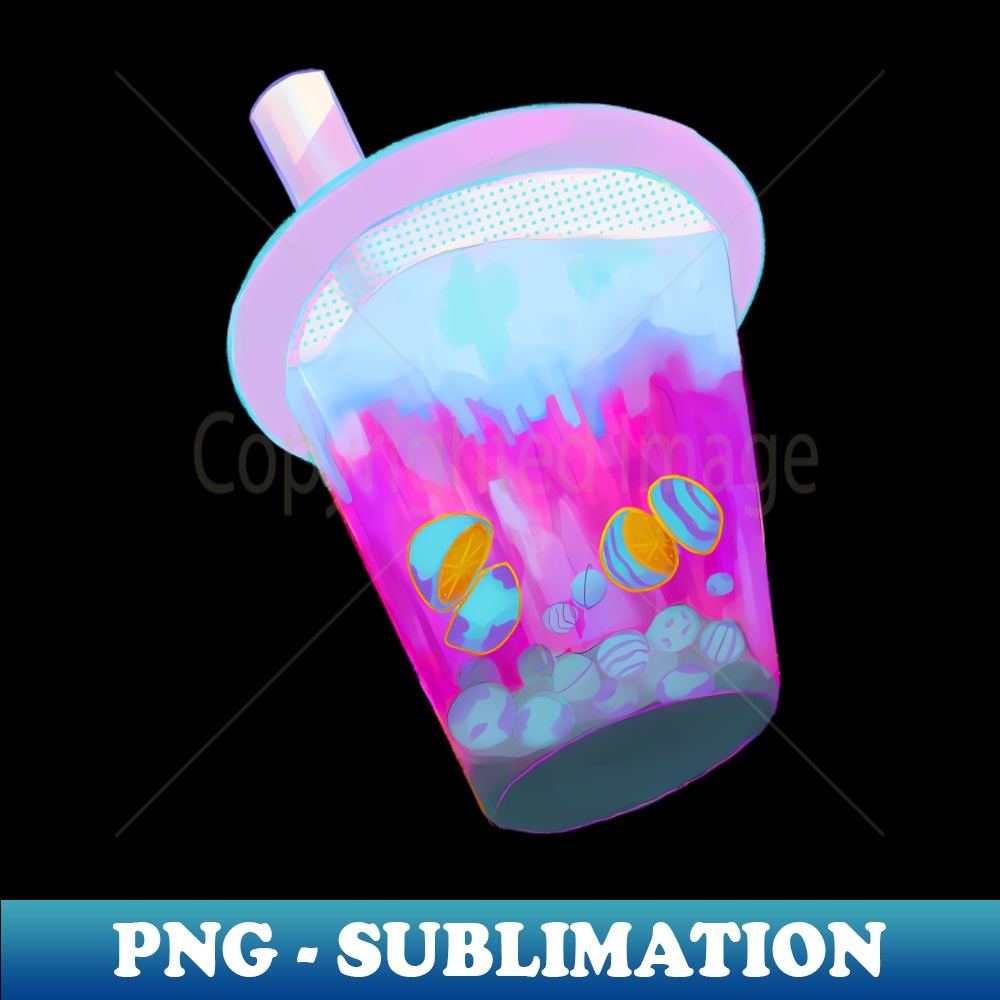 Space galactic bubble tea boba fruit tea pastel aesthetic ka | Inspire ...