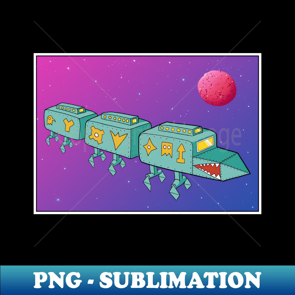 Cargo SpaceShip - Retro PNG Sublimation Digital Download - S | Inspire ...