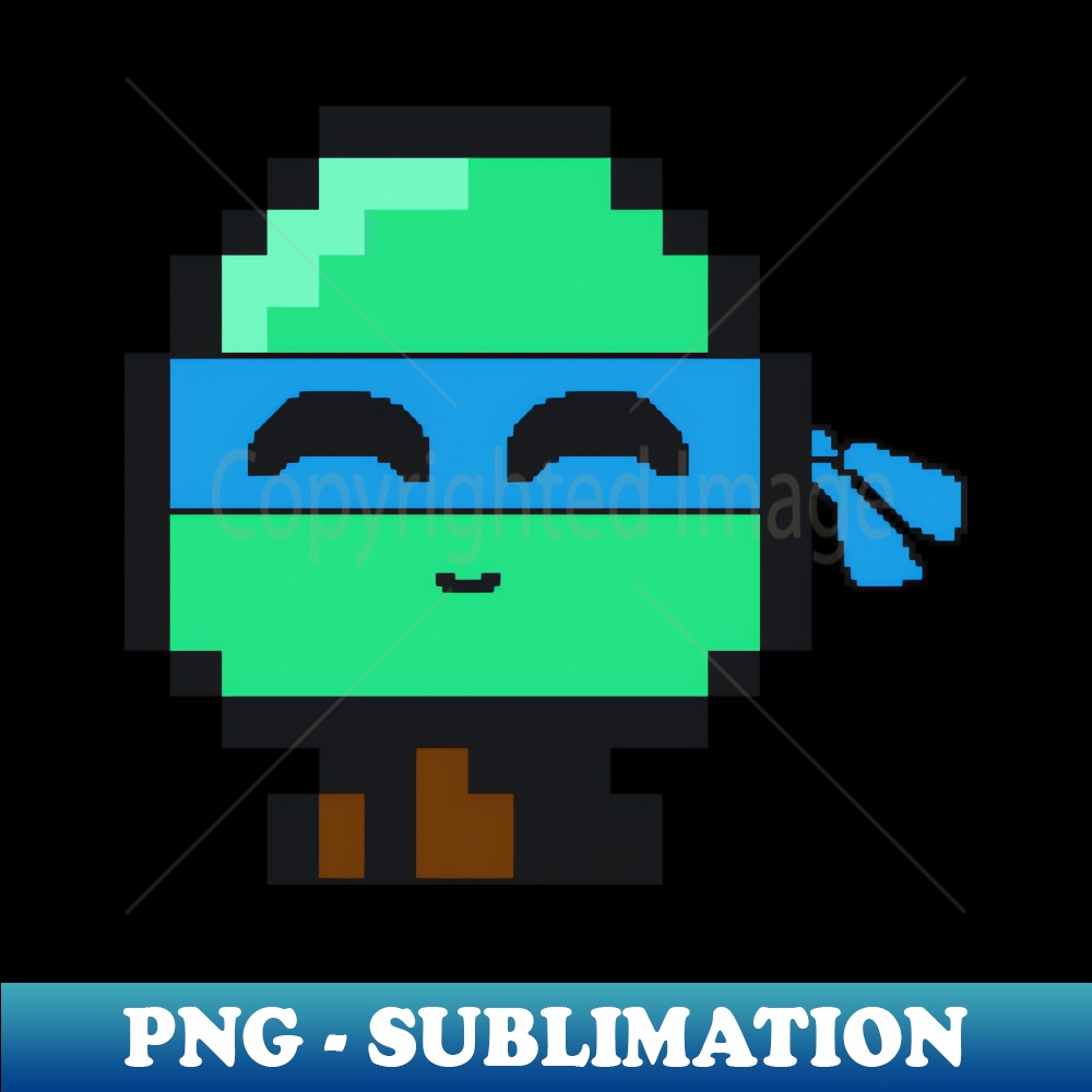 Blue Ninja Turtle Squish bud - Sublimation-Ready PNG File - | Inspire ...