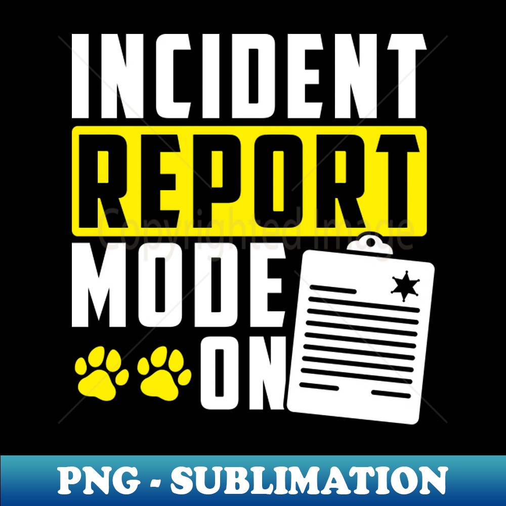 Incident Report Mode On - Animal Control Officer - Vintage S | Inspire ...