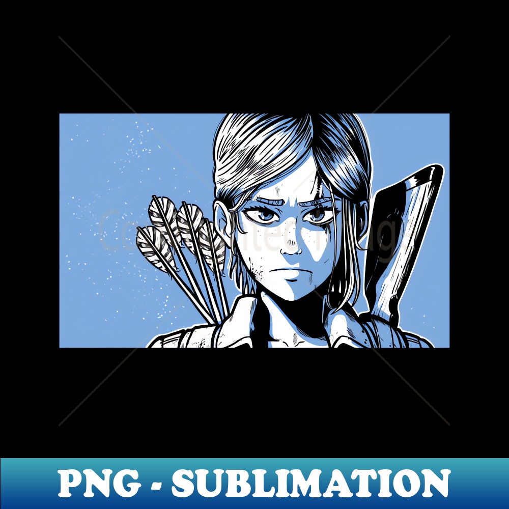 Ellie - TLOU PART 2 - PNG Transparent Sublimation File - Per | Inspire ...