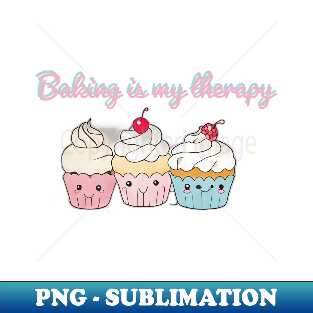 Baking is my therapy - Digital Sublimation Download File - B | Inspire ...