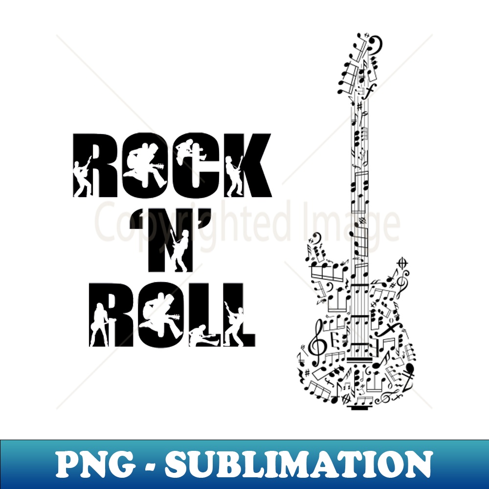 Rock and Roll - PNG Transparent Sublimation File - Spice Up | Inspire ...