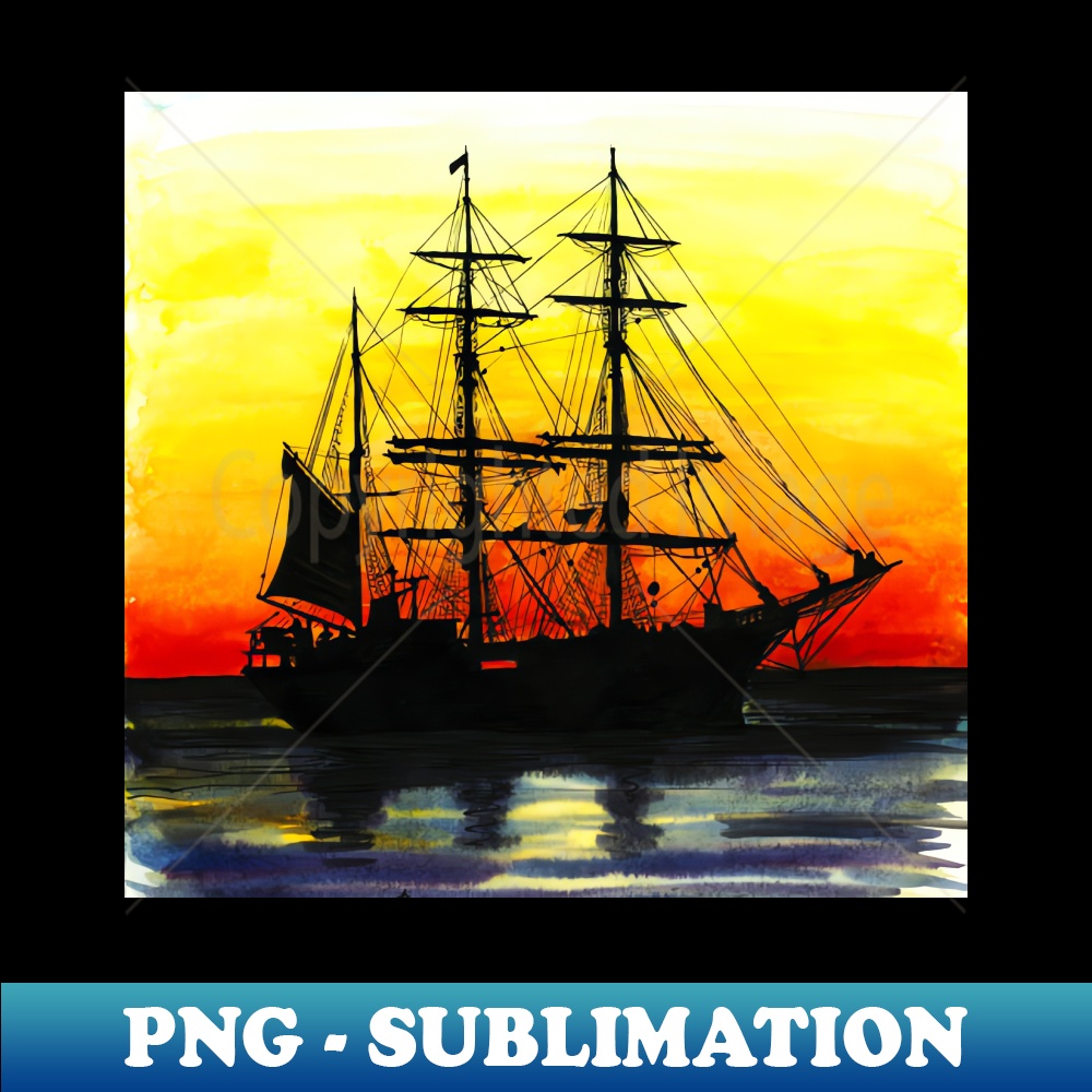 Pirate Ship - Modern Sublimation PNG File - Revolutionize Yo | Inspire ...