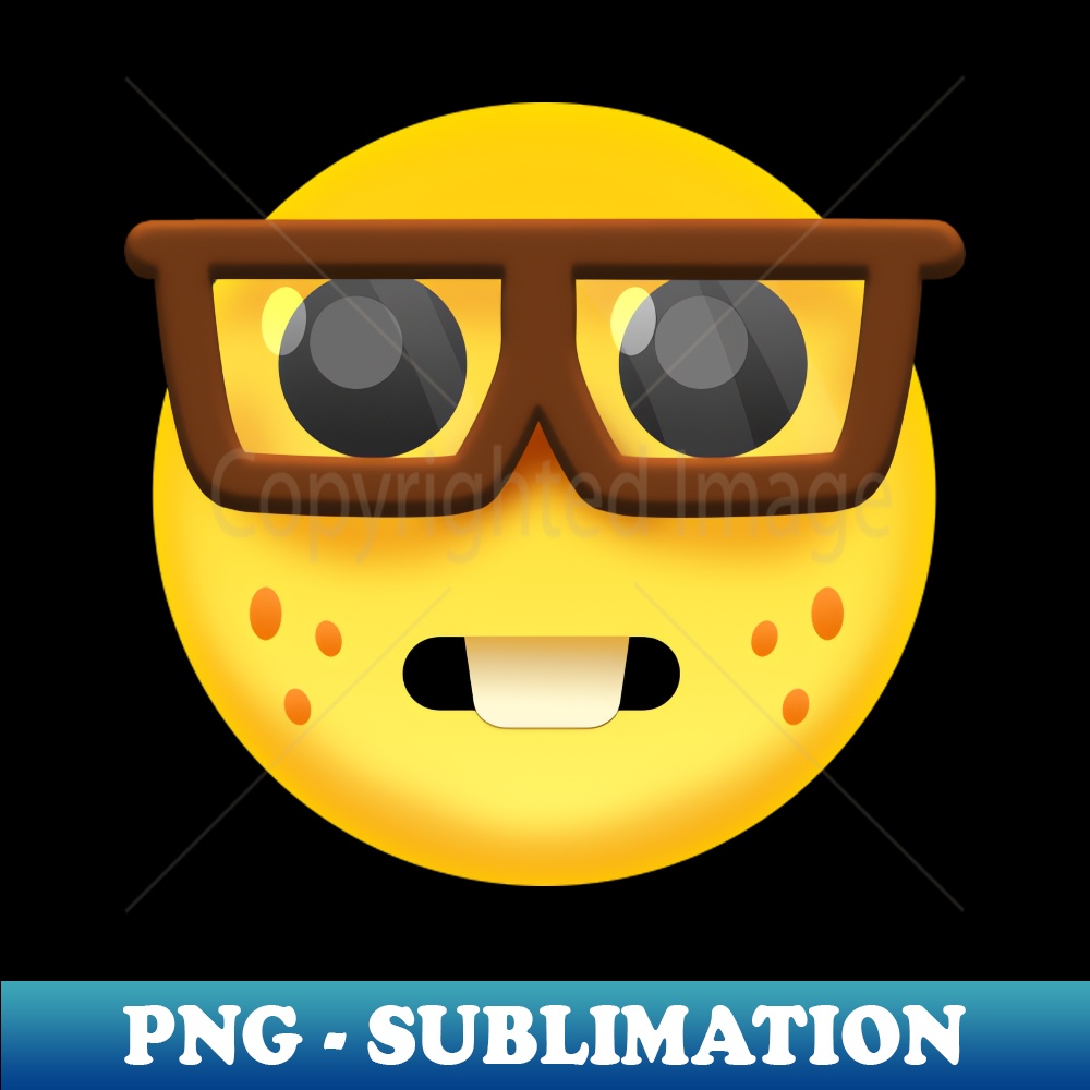 Confused Nerd Emoji Meme - Design - Stylish Sublimation Digi | Inspire ...