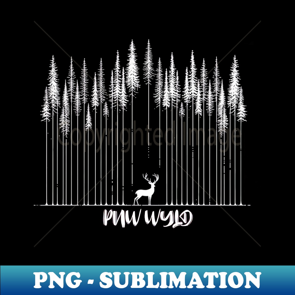 PNW WYLD Deer Forest Silhouette nature pacific northwest wil | Inspire ...