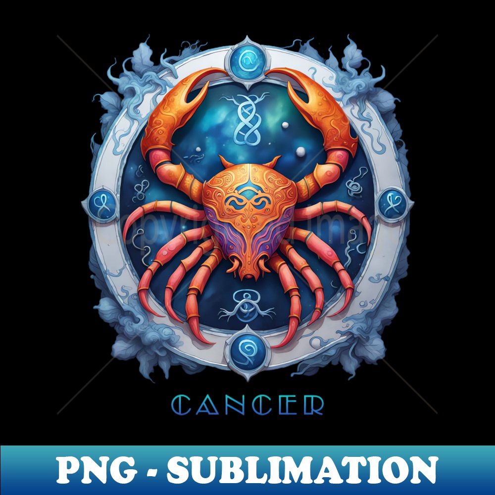 Zodiac Cancer sign -The Protector - Artistic Sublimation Dig | Inspire ...