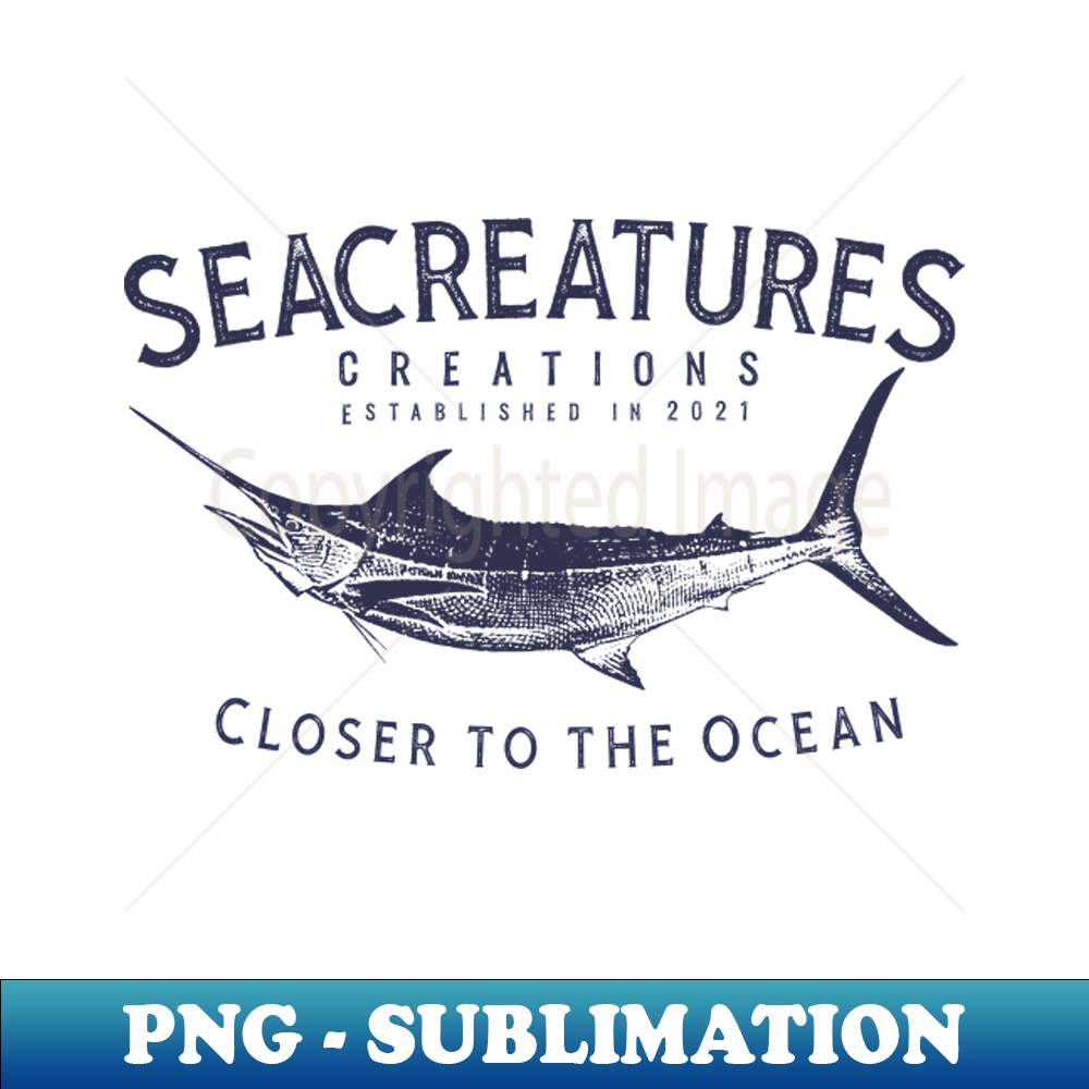 Blue Marlin - Instant Sublimation Digital Download - Perfect - Inspire ...
