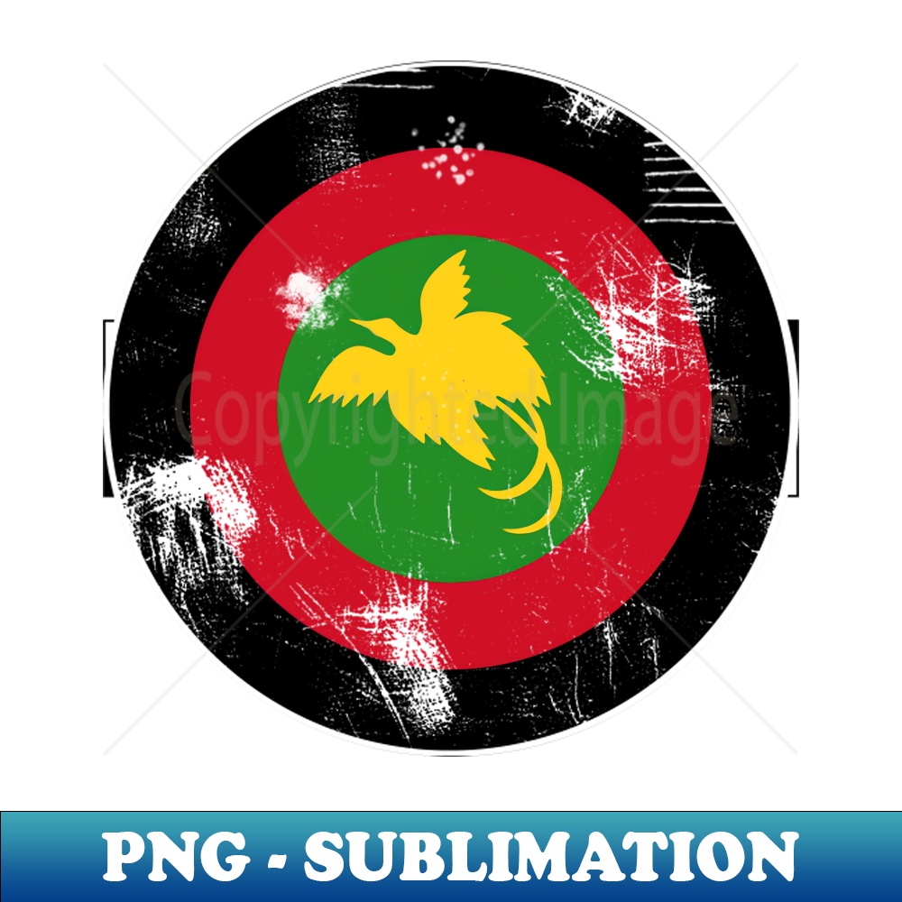 Papua New Guinea Roundel - Decorative Sublimation PNG File - | Inspire ...