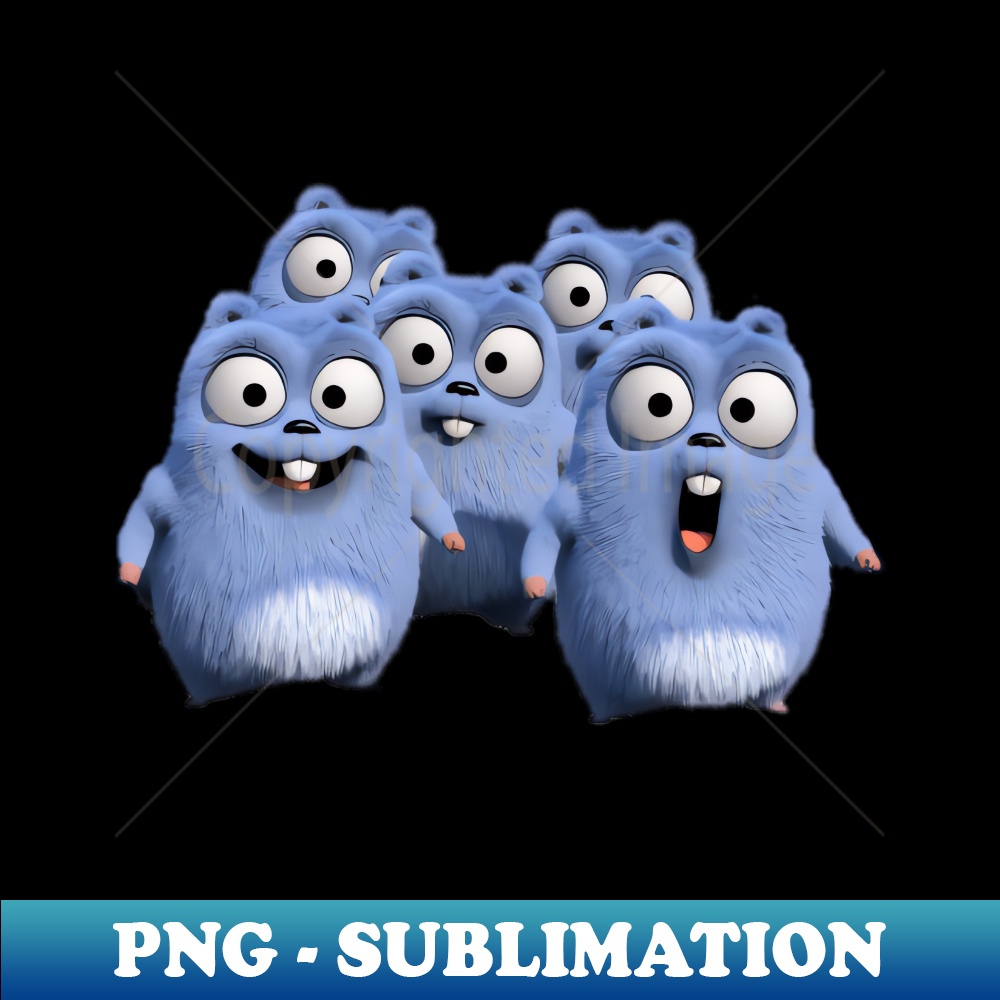 Grizzy and Lemmings - PNG Transparent Sublimation File - Per - Inspire ...