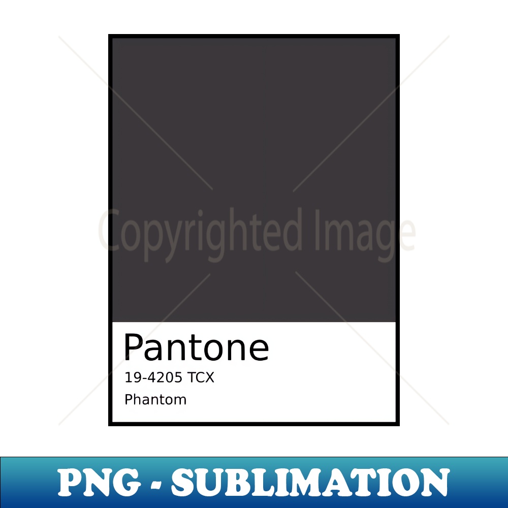Phantom - Pantone 19-4205 TCX - Elegant Sublimation PNG Down | Inspire ...