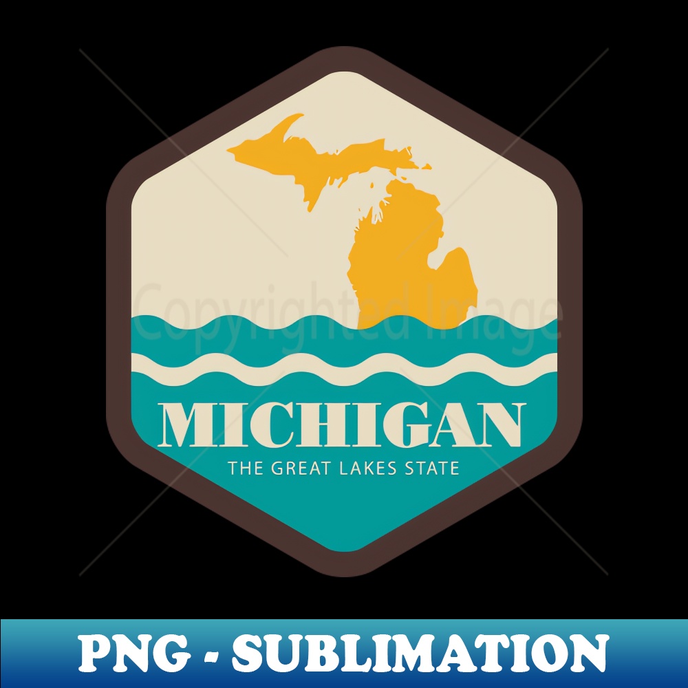 Michigan Great Lakes State - High-Quality PNG Sublimation Do | Inspire ...
