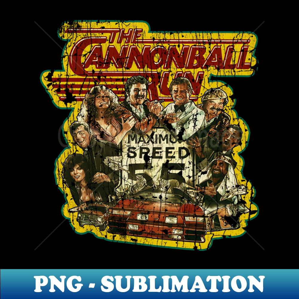 The Cannonball Run 1981 Vintage - High-Resolution PNG Sublim | Inspire ...