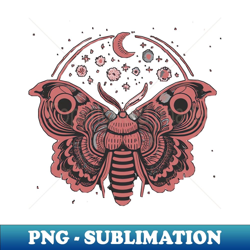 Copper Moon Moth - Creative Sublimation PNG Download - Defyi | Inspire ...