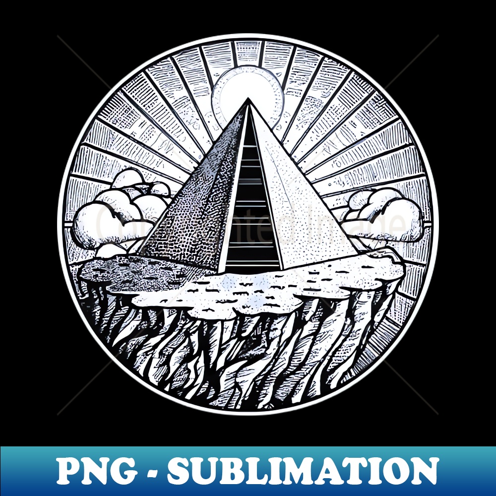Ink Elevation Ink-Drawn Pyramid Adventure - Exclusive PNG Su | Inspire ...