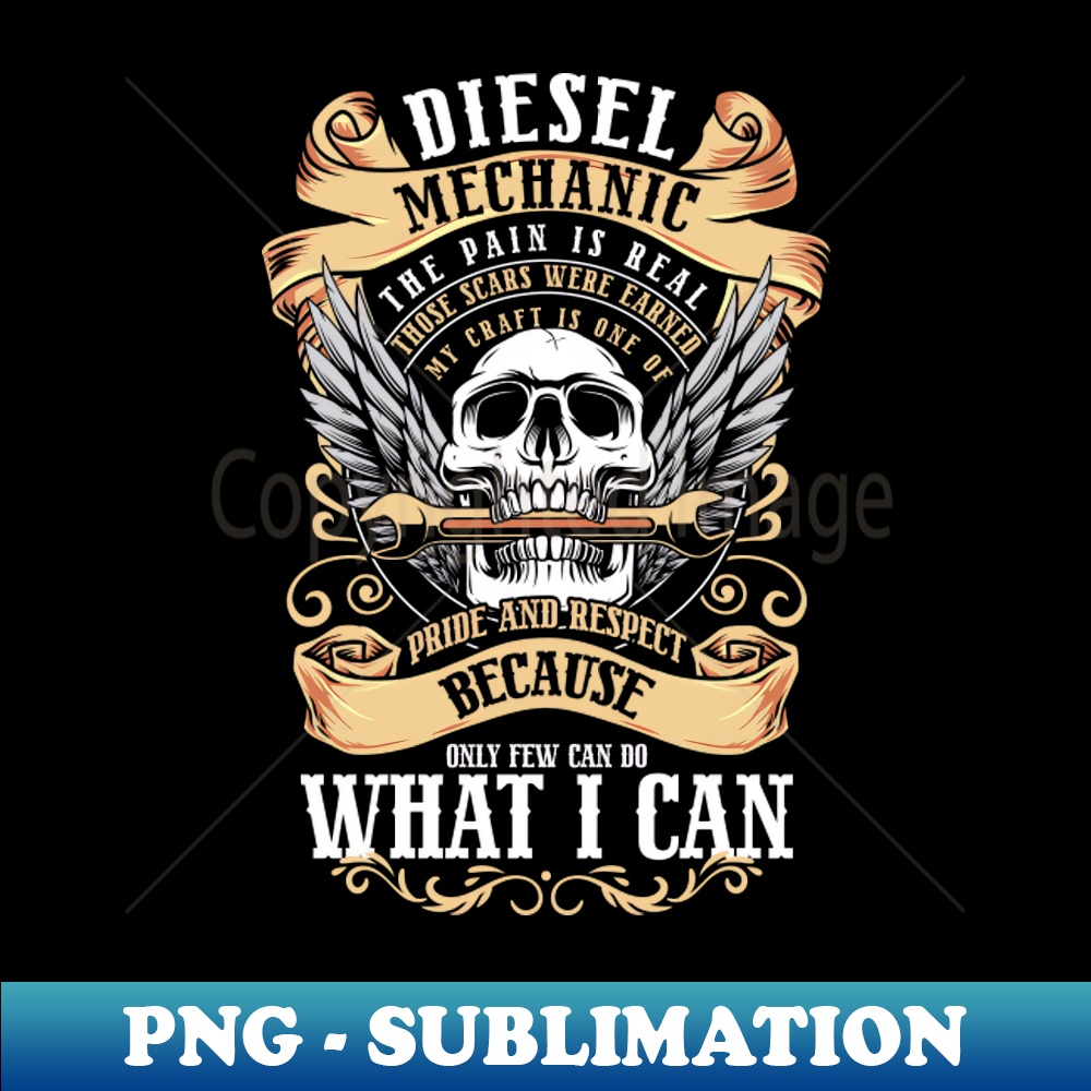 Diesel Mechanic - Professional Sublimation Digital Download - Inspire ...