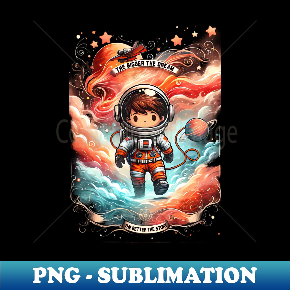 Cute Cosmic Adventure Boy in the Stars - Unique Sublimation | Inspire ...