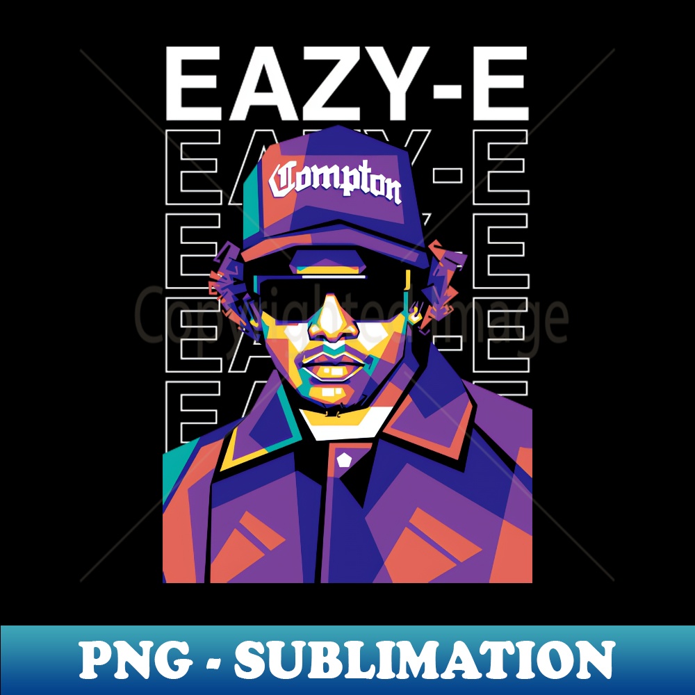 American Rapper Eazy E WPAP - Aesthetic Sublimation Digital - Inspire ...