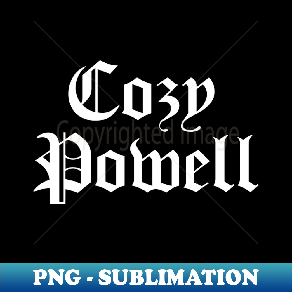 Cozy Powell - PNG Transparent Sublimation File - Capture Ima - Inspire Uplift