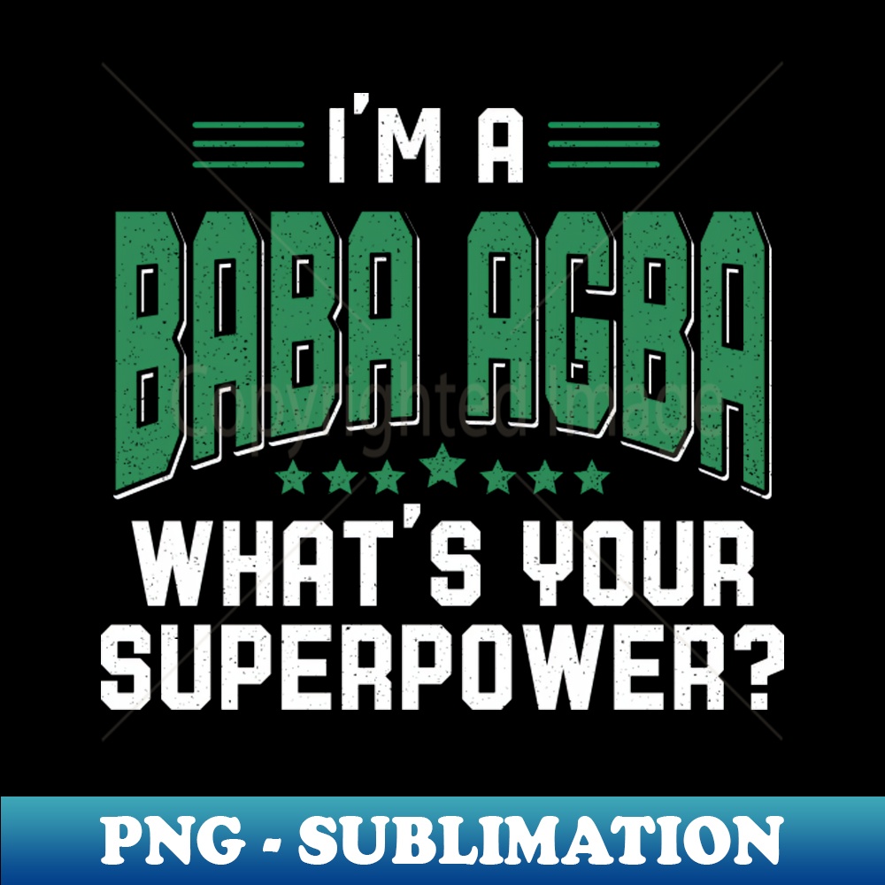 Baba Agba Grandpa Grandfather Nigerian Yoruba - Retro PNG Su - Inspire Uplift