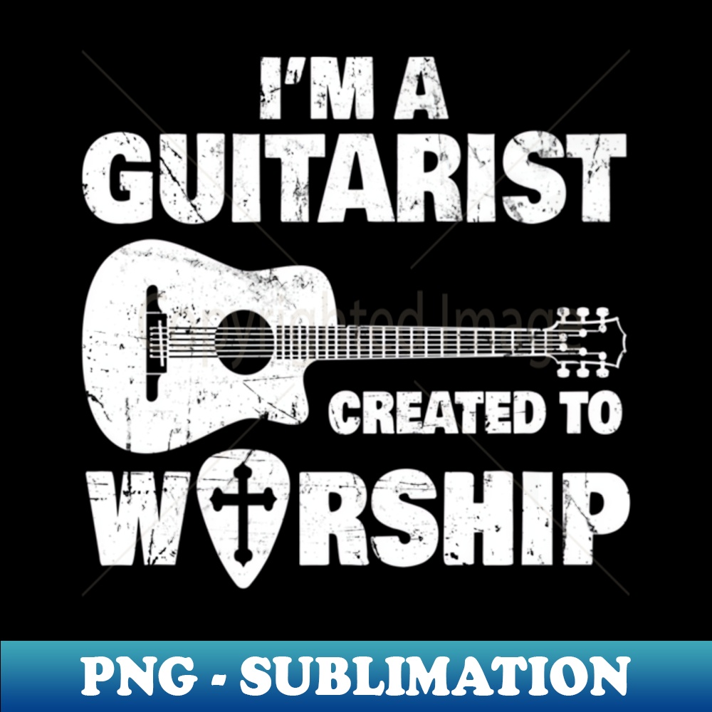 Guitar Rock Band Jesus Christ - High-Quality PNG Sublimation | Inspire ...