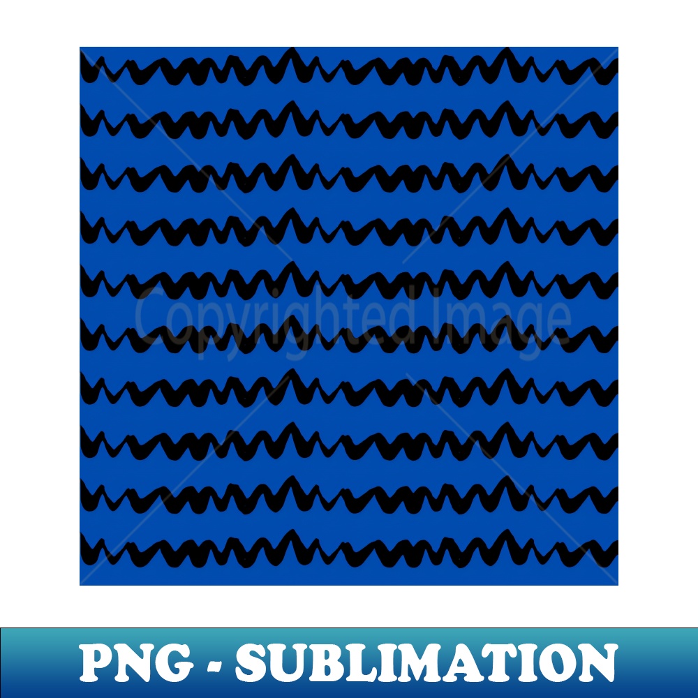 Blue and Black Chevron Pattern - PNG Transparent Sublimation | Inspire ...