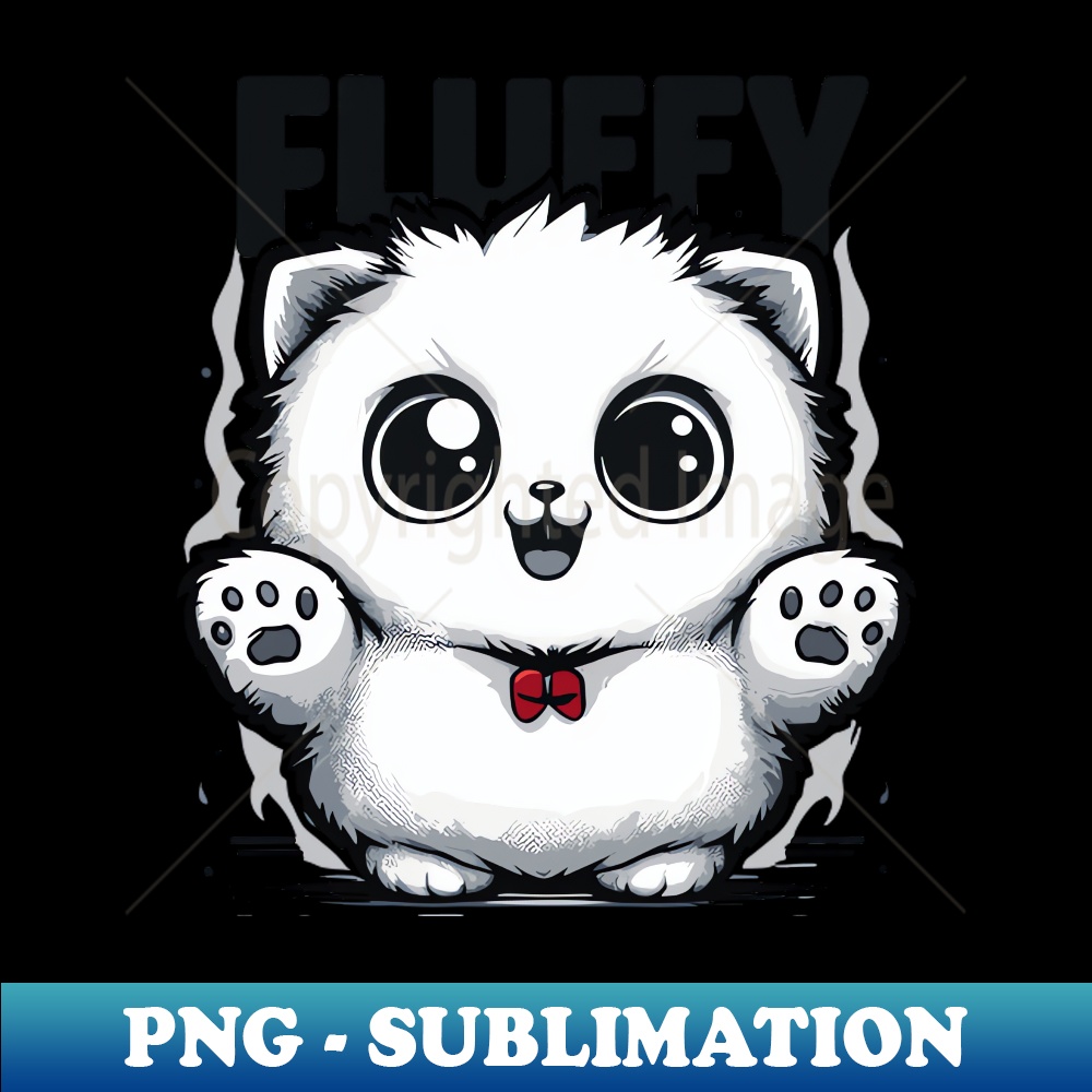 Meet Fluffy Kitten - Special Edition Sublimation PNG File - | Inspire ...