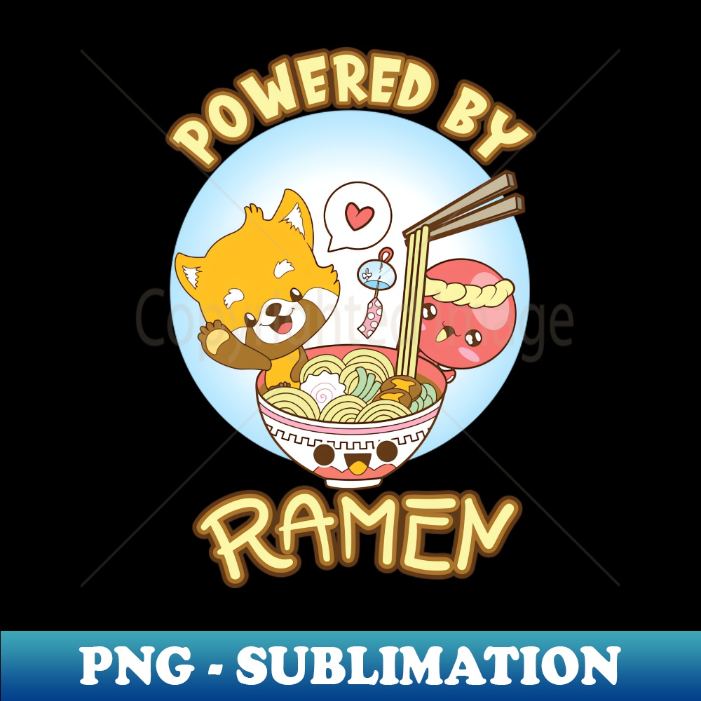 Powered By Ramen Noodles Ramen Lovers Ramen Bowl - Modern Su | Inspire ...