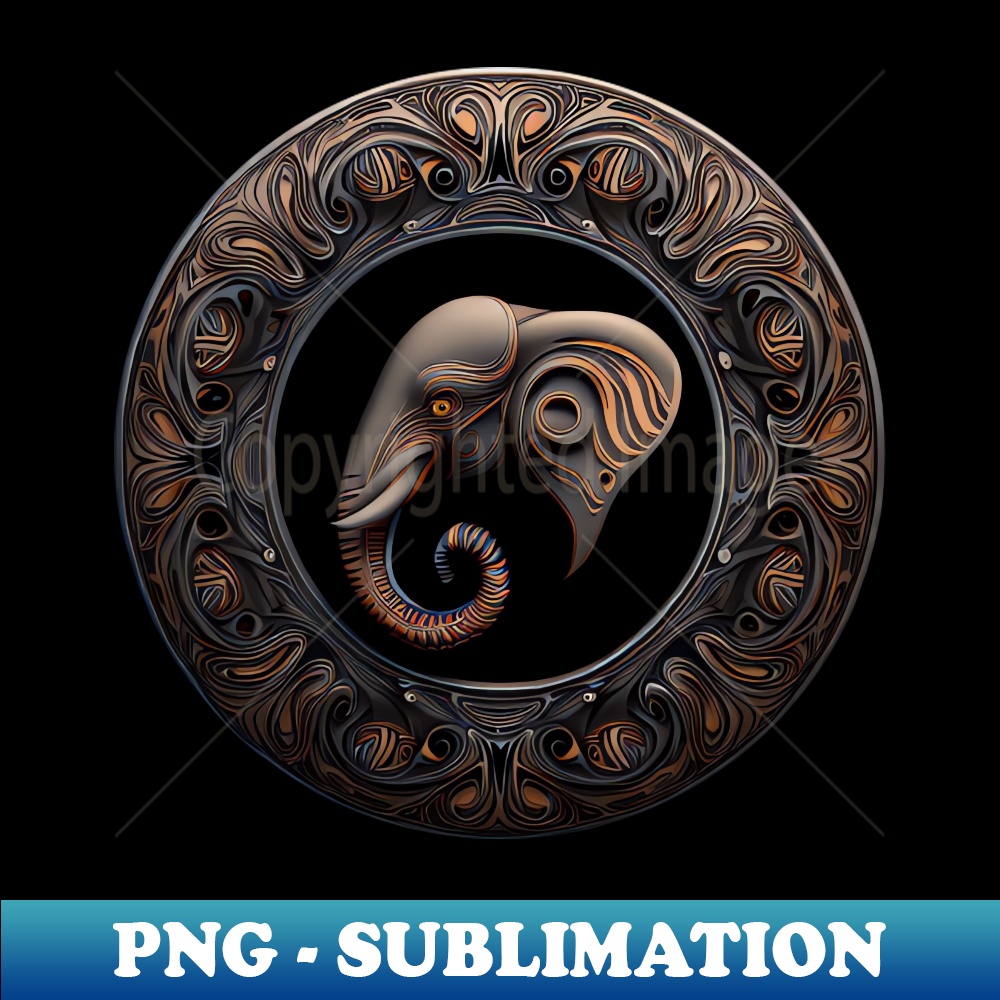 Celtic Style Animal 04 Elephant - Exclusive Sublimation Digi | Inspire ...