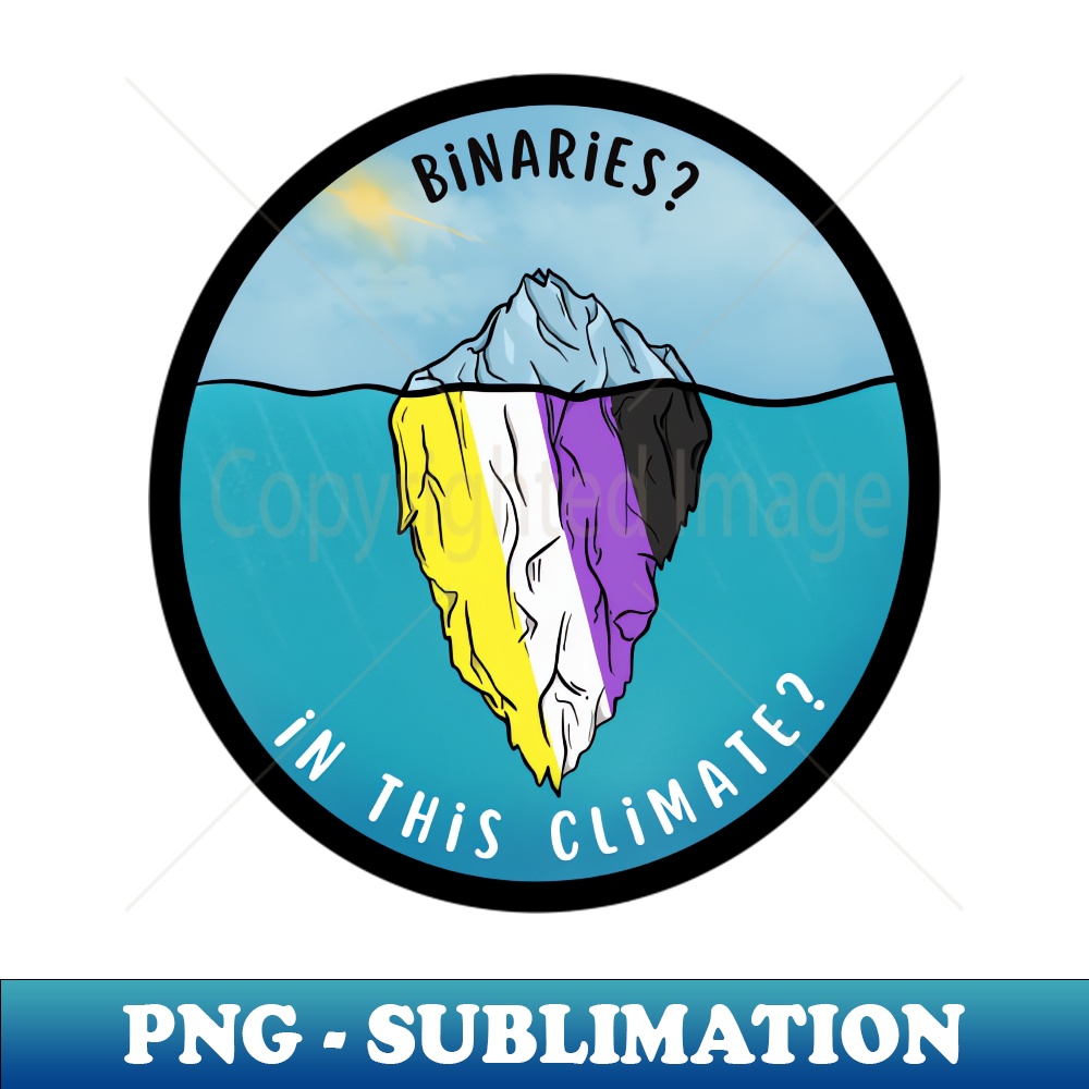 Binaries In this climate Non-binary pride - Aesthetic Subli | Inspire Uplift