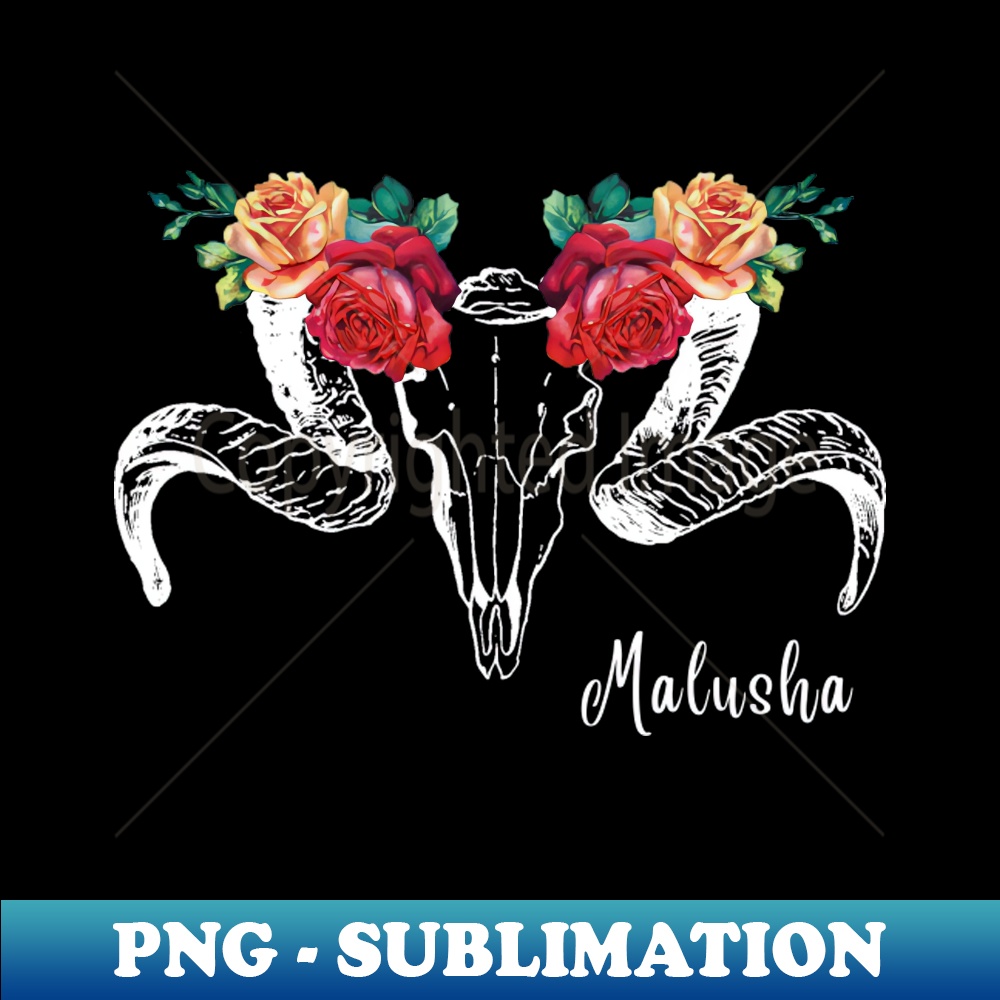 Skull and Roses - PNG Transparent Digital Download File for | Inspire ...