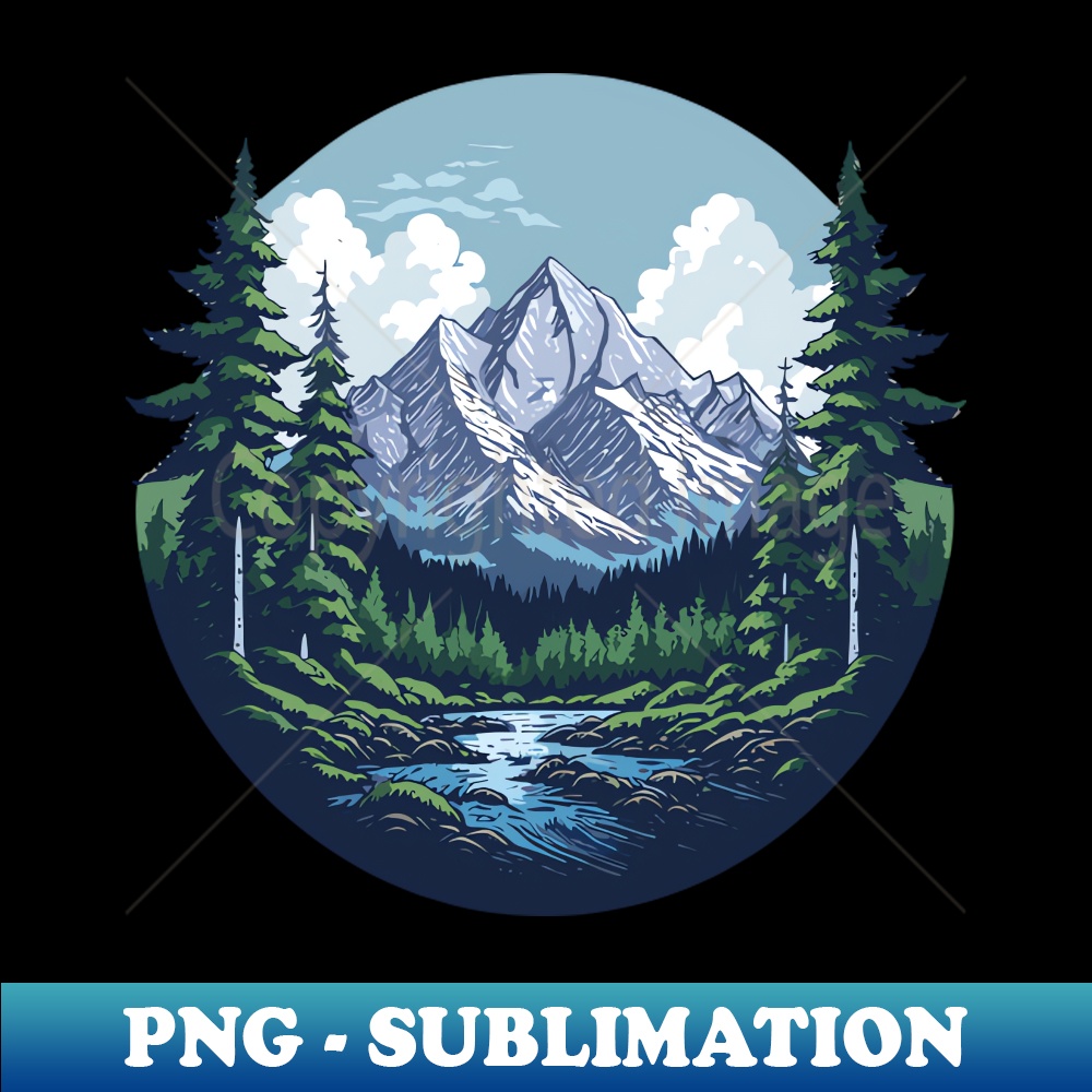 Nature Landscape the mountain is engulfed by endless tall an | Inspire ...