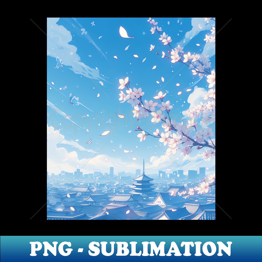 Japanese Cherry blossom - Spring Anime Drawing - Instant Sub | Inspire ...