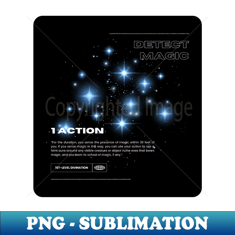 Detect Magic Dnd 5e Spells Tarot Card Dungeons and Dragons G | Inspire ...