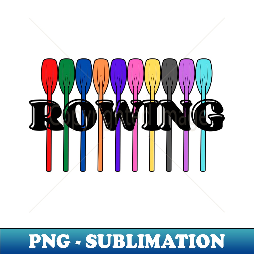 Rowing oars with text - Aesthetic Sublimation Digital File - - Inspire ...