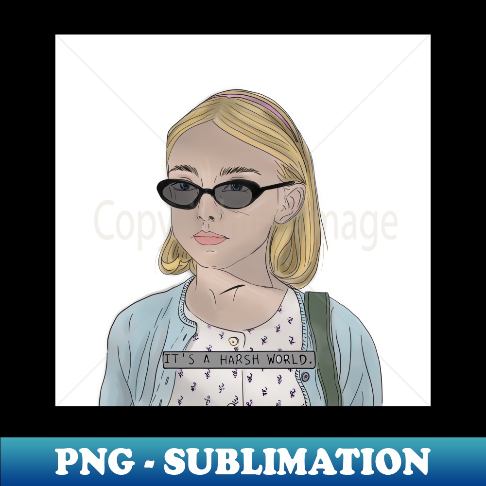 Dakota fanning Its a harsh world - Stylish Sublimation Digit | Inspire ...