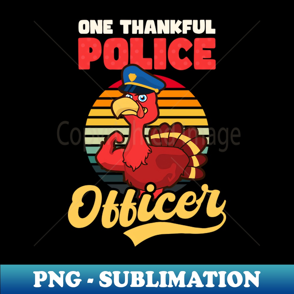 Thanksgiving Police Shirt Thankfull Police Officer - Instan | Inspire ...