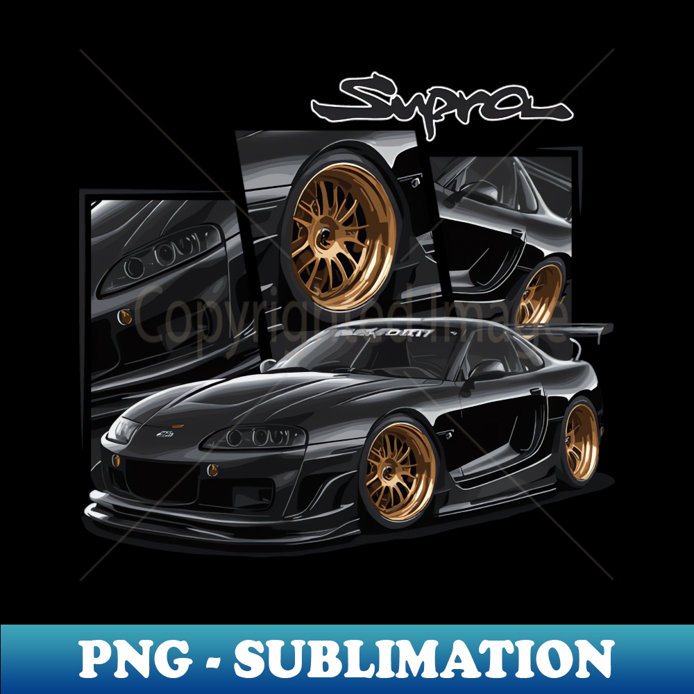 Supra MK4 JDM Car - Sublimation-Ready PNG File - Spice Up Yo | Inspire ...