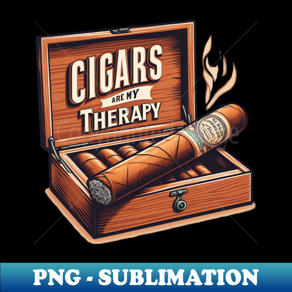 Cigars are my Therapy - Aesthetic Sublimation Digital File - | Inspire ...