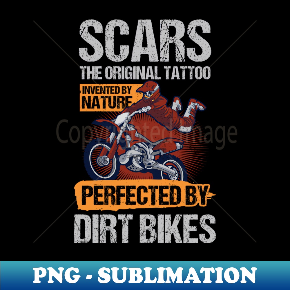 Biker Shirt Scars Original Tattoos By Dirt Bikes - High-Qua | Inspire ...