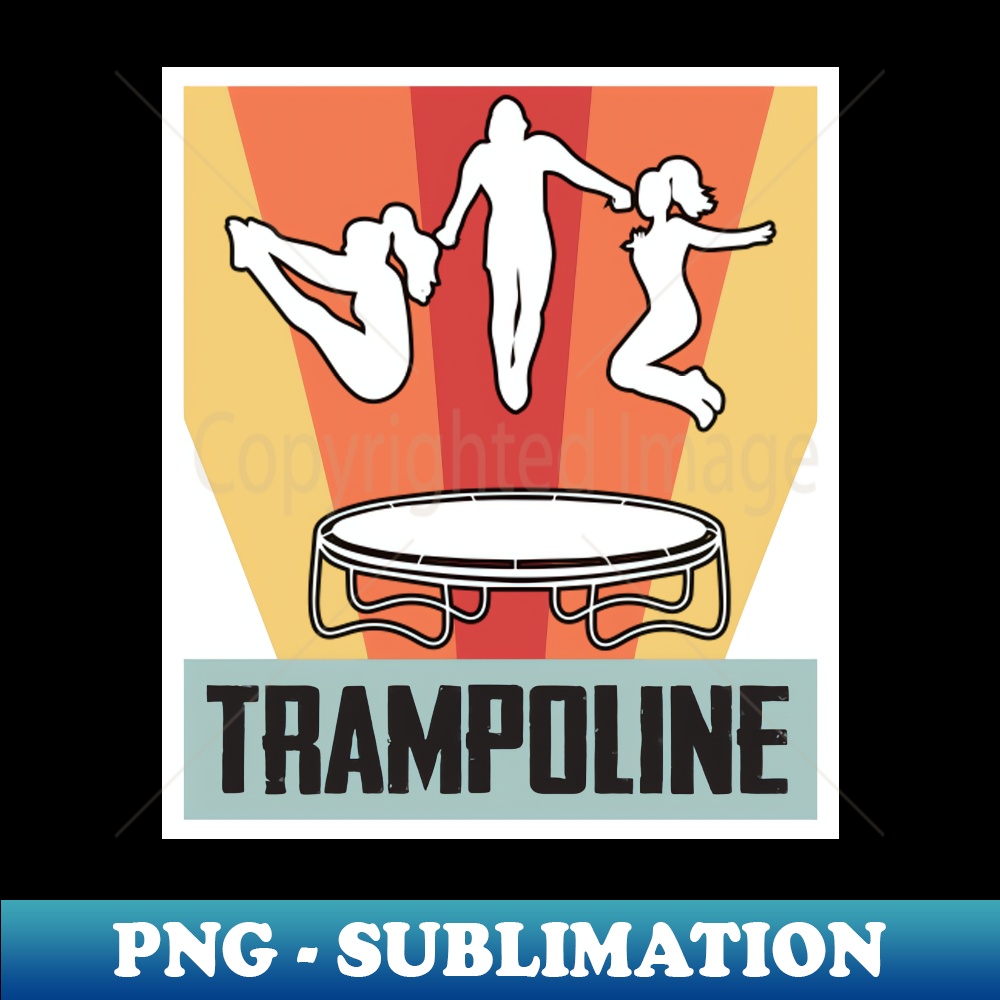 Trampoline Training Retro - Sublimation-Ready PNG File - Cap | Inspire ...