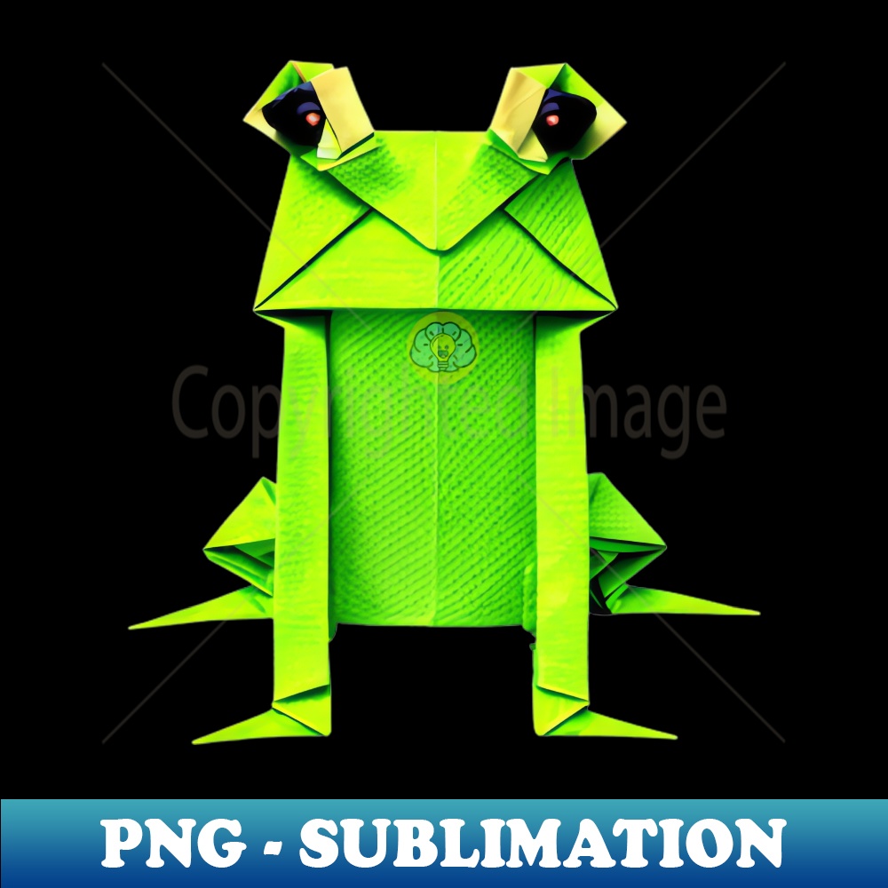 Origami style frog - Special Edition Sublimation PNG File - - Inspire ...
