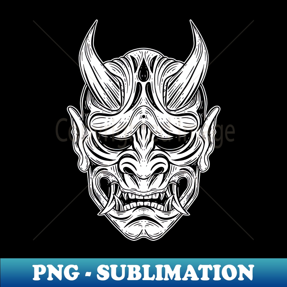 Japanese Demon Mask Skull Samurai Warrior Dark Art - High-Re | Inspire ...