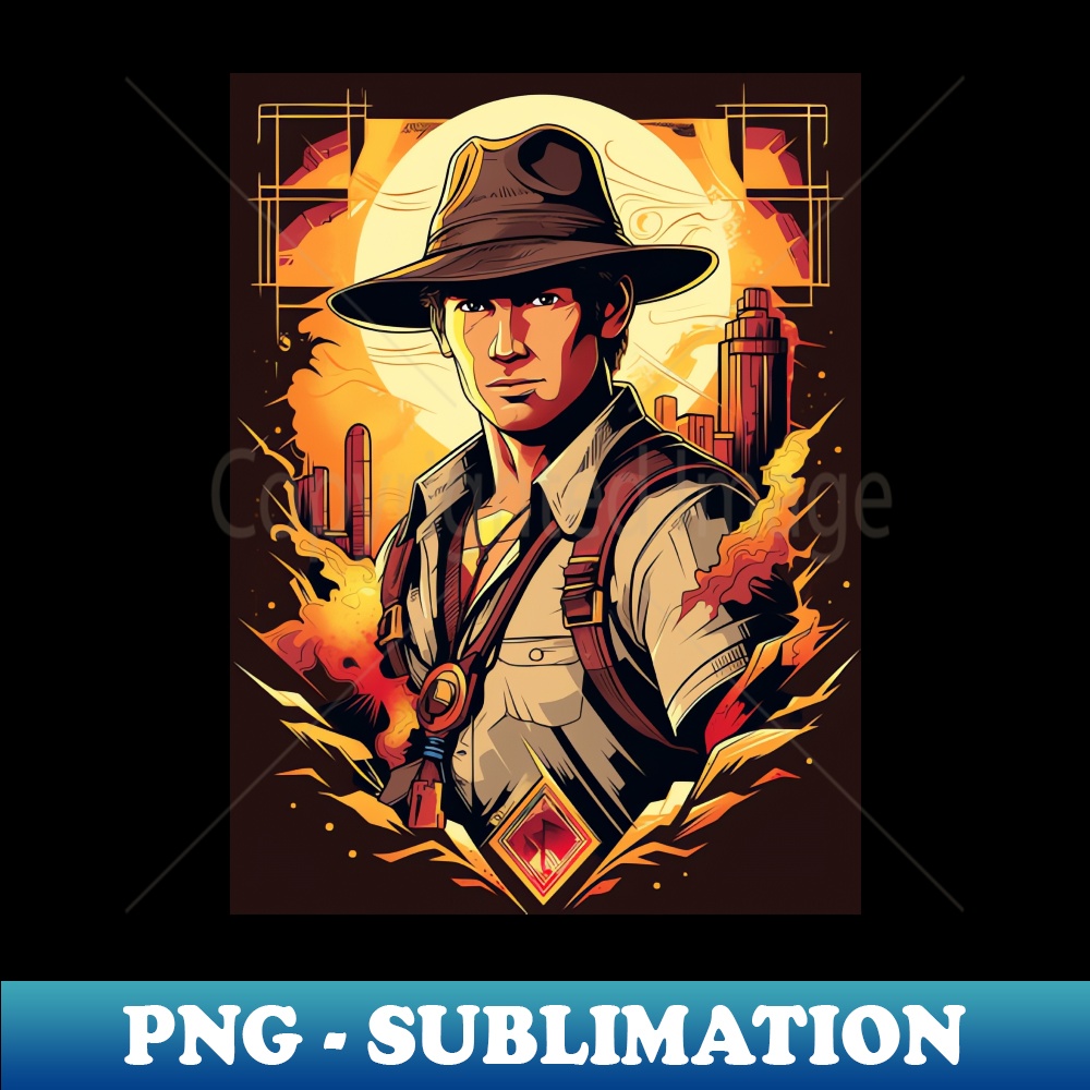 Indiana jones anime inspired - High-Resolution PNG Sublimati - Inspire ...