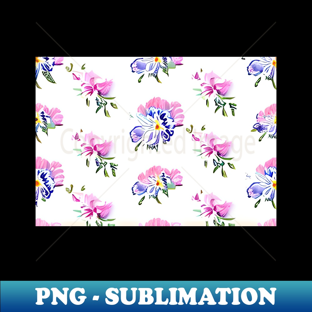 Beautiful Flower Patterns 10 - Retro PNG Sublimation Digital - Inspire ...